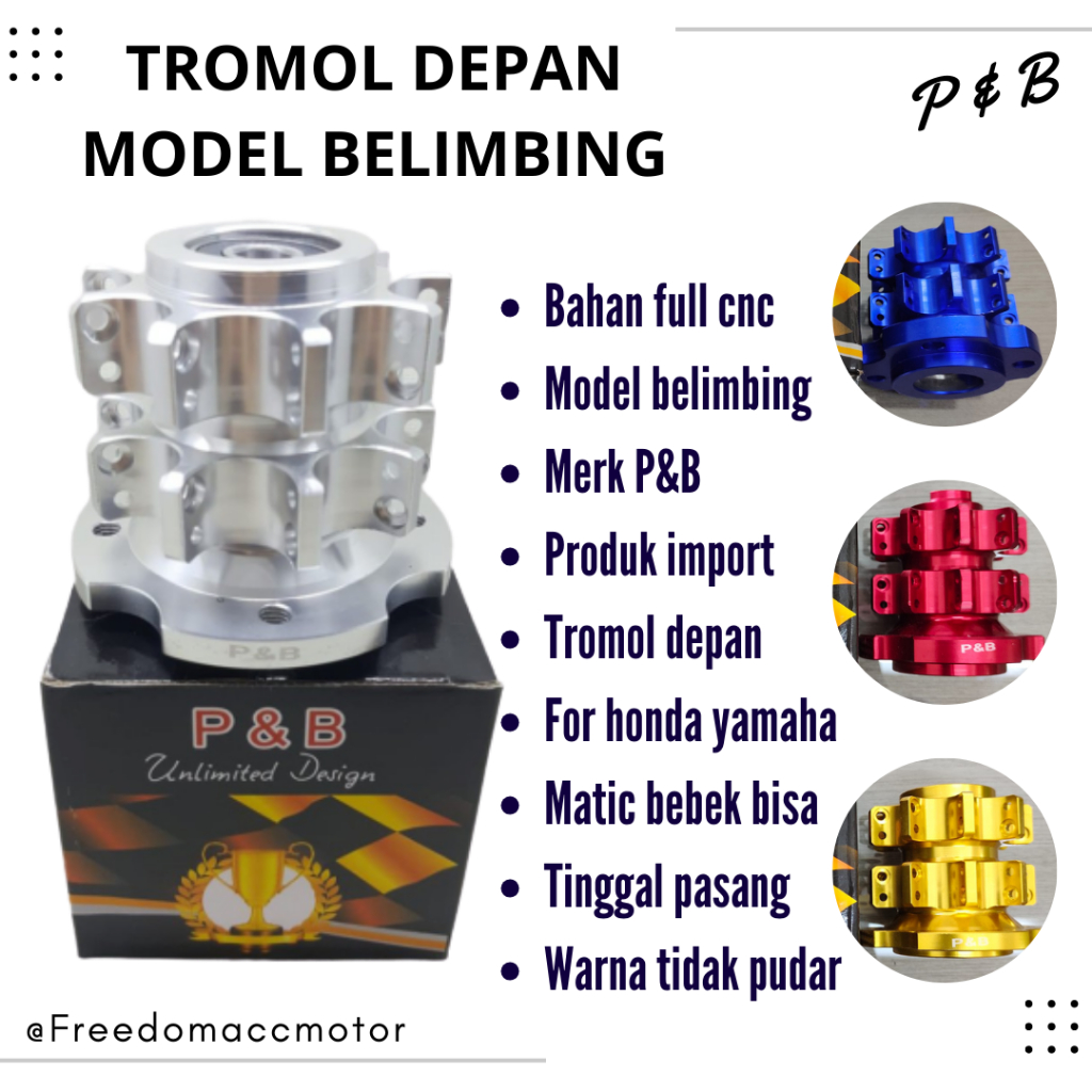 Jual Tromol depan model belimbing motor beat vario nmax scoopy fino ...