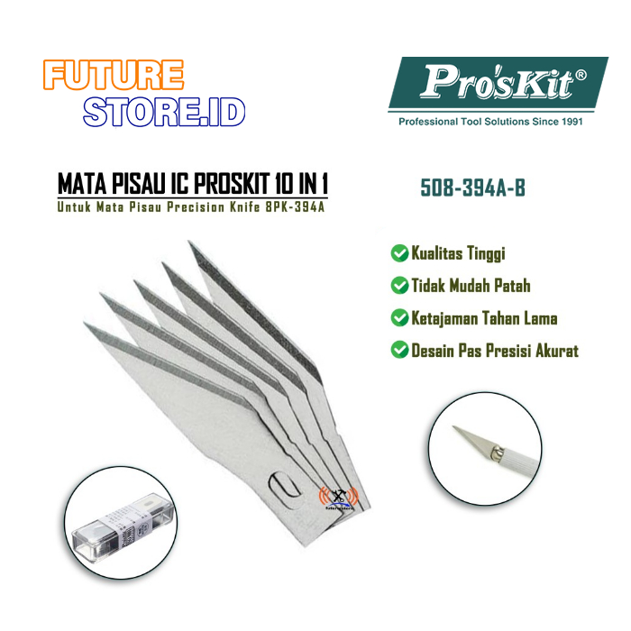 Jual PROSKIT 508-394A-B MATA PISAU IC PROSKIT 10 IN 1 ORIGINAL | Shopee ...