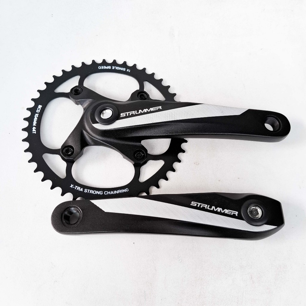 Jual Crank Strummer BB Kotak 44T Alloy Steel BCD 104 Sepeda Fixie Lipat ...