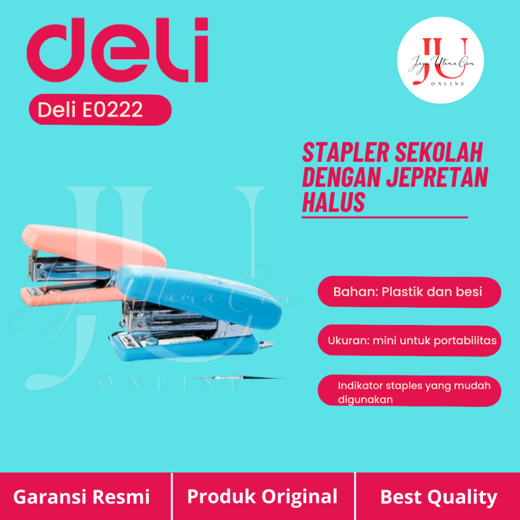 Jual DELI Stapler Mini Sekolah / DELI Stapler Metal E0224 / DELI Stapler Mini E0222 | Shopee ...