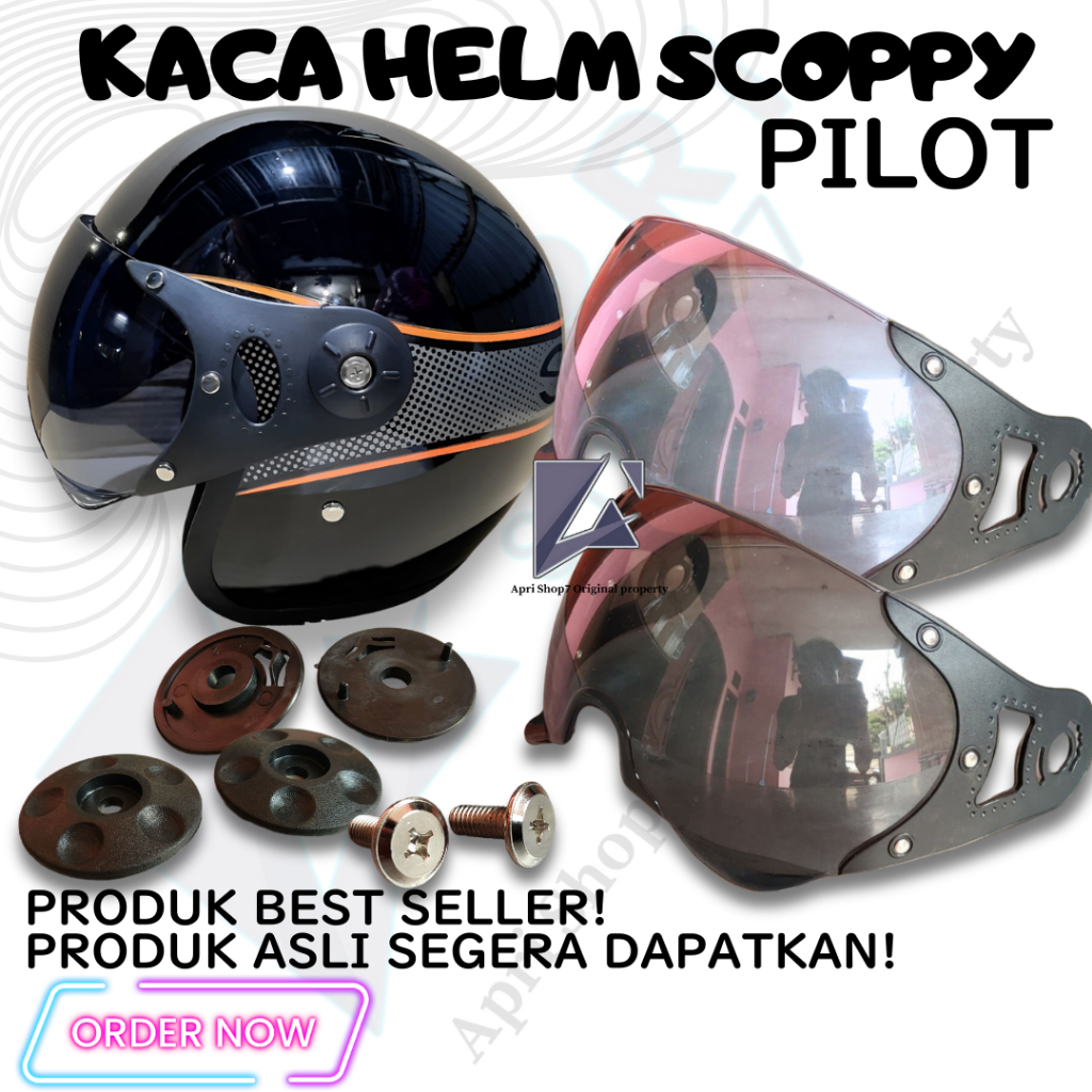 Jual Kaca Helm Honda Scoopy Pilot | Shopee Indonesia