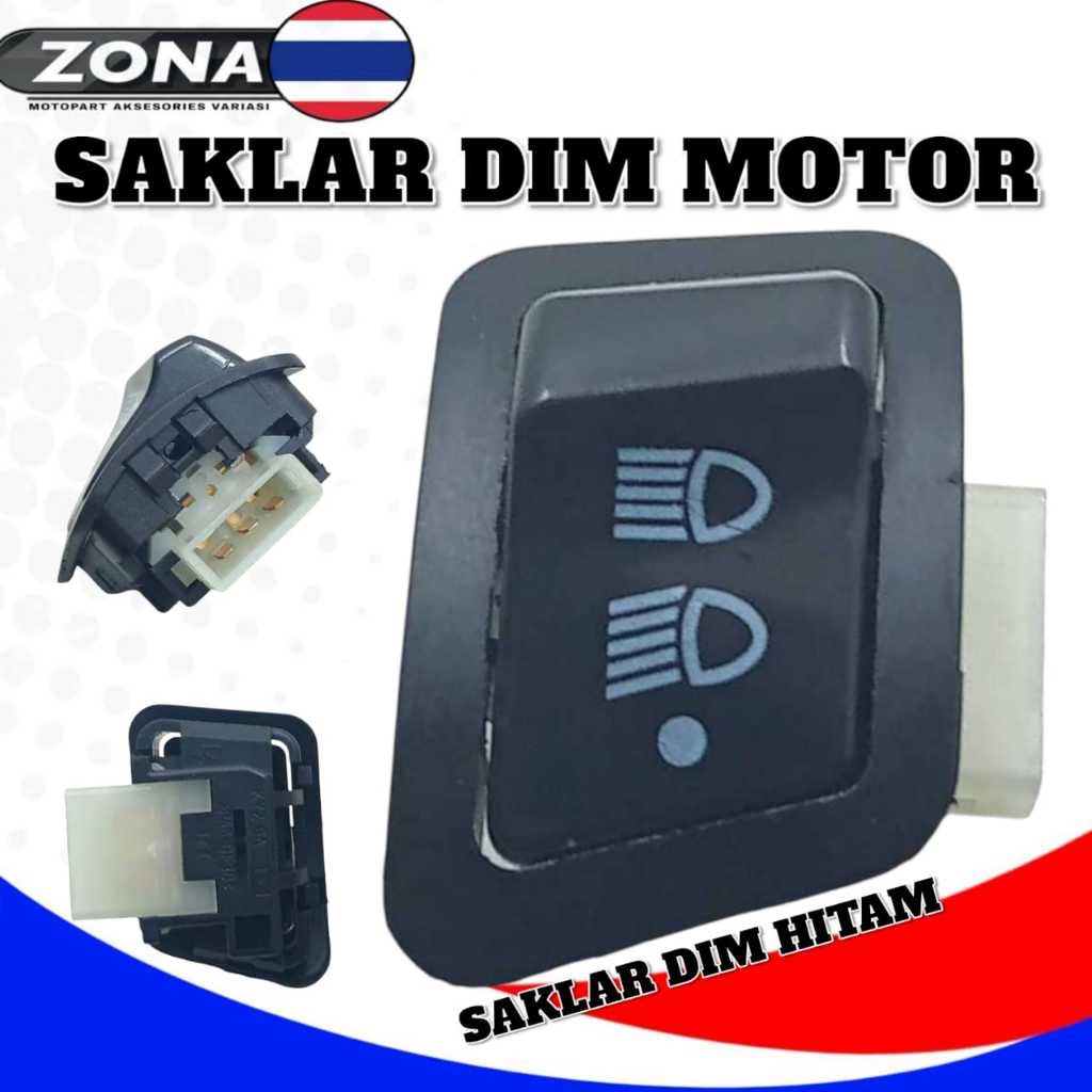 Jual SAKLAR DIM SAKLAR TOMBOL JAUH DEKAT ON OFF LAMPU 3 TITIK UNIVERSAL ...