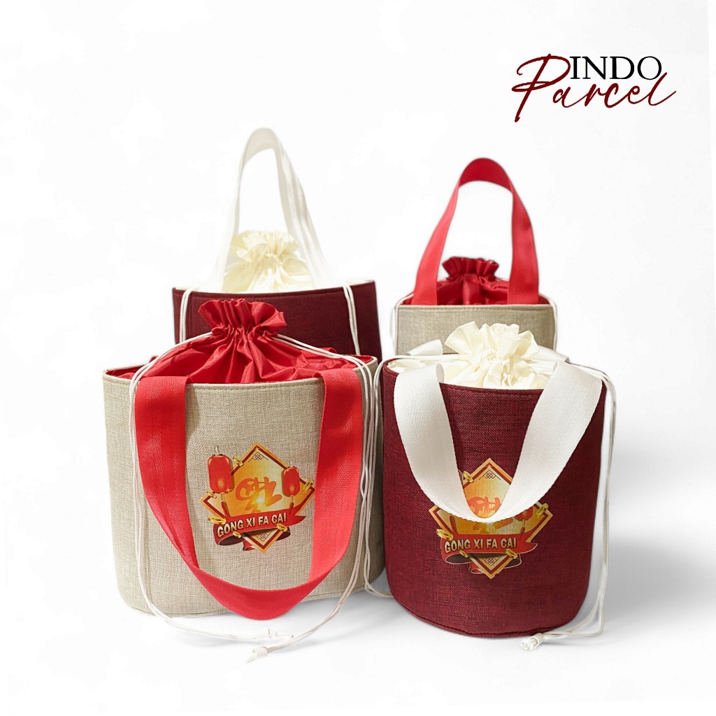 Jual INDOPARCEL - Tas Bucket Bag Edisi Hari Raya, Bungkus Kemasan ...