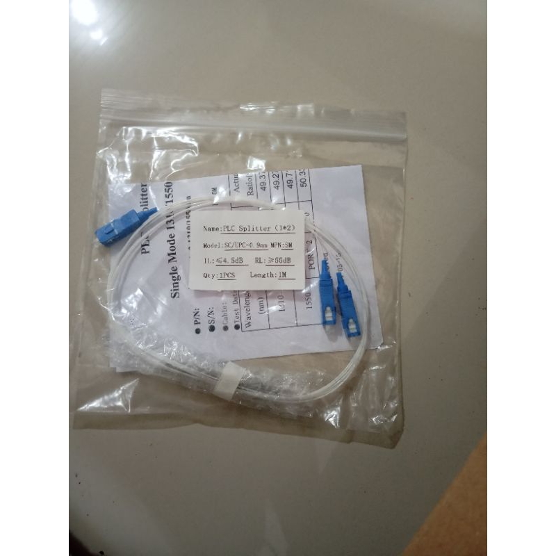 Jual PLC Splitter 1:2 SC/UPC | Shopee Indonesia
