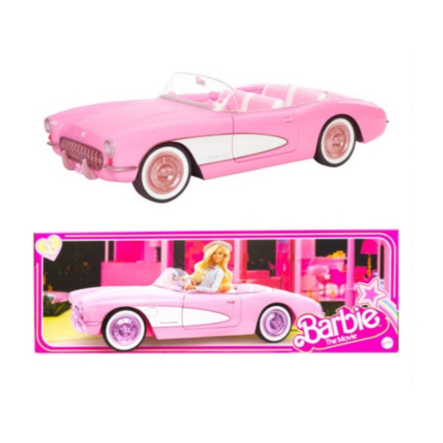 Jual Barbie The Movie Sports Car Mobil Pink 1956 Corvette Convertible ...