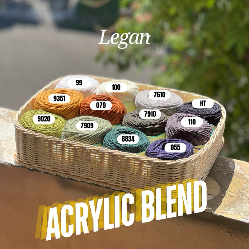 Jual Benang Acrylic Blend - union by yarn - amigurami | Shopee Indonesia