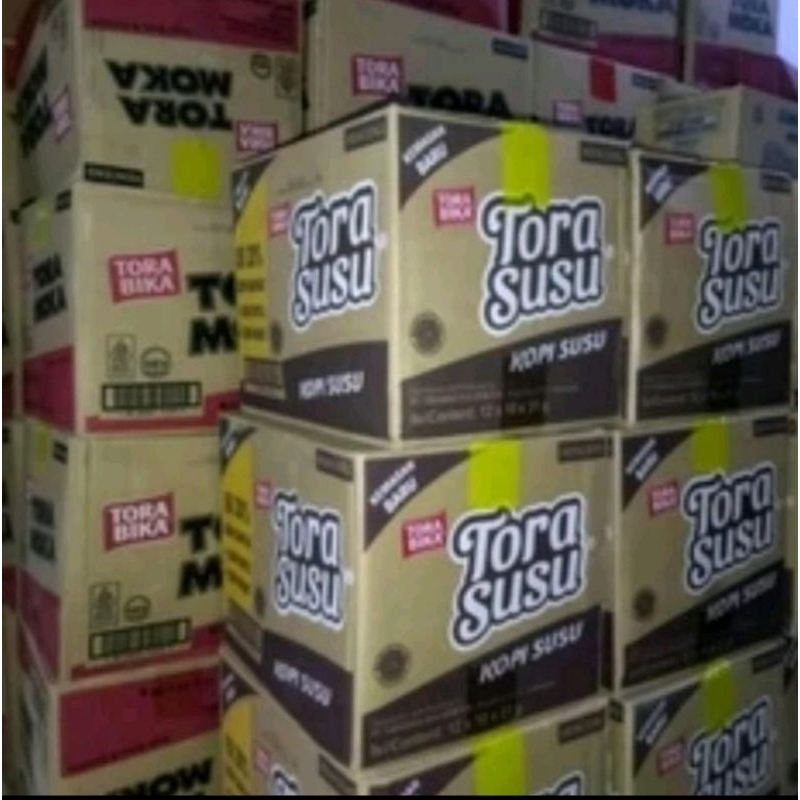 Jual tora bika Tora susu 1 karton isi 12 renteng produk mayora | Shopee ...