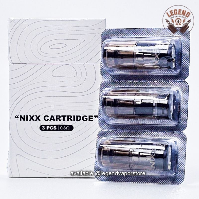 Jual CARTRIDGE NIXX FILTER PLUS 0.8 OHM AUTHENTIC HARGA SATUAN | Shopee ...