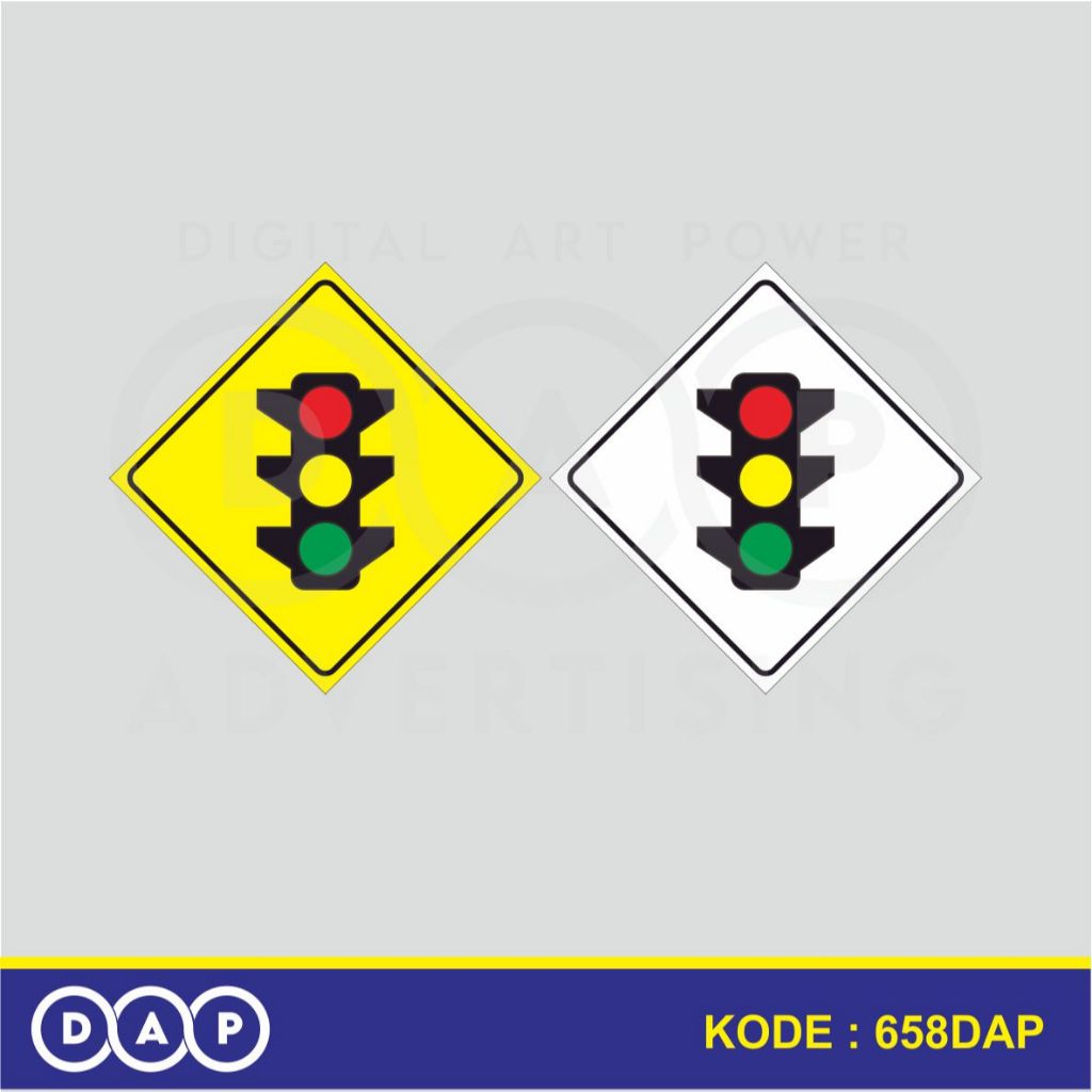 Jual 658 - STIKER RAMBU LALU LINTAS - 20 X 20 CM - VYNIL - TERBAIK ...