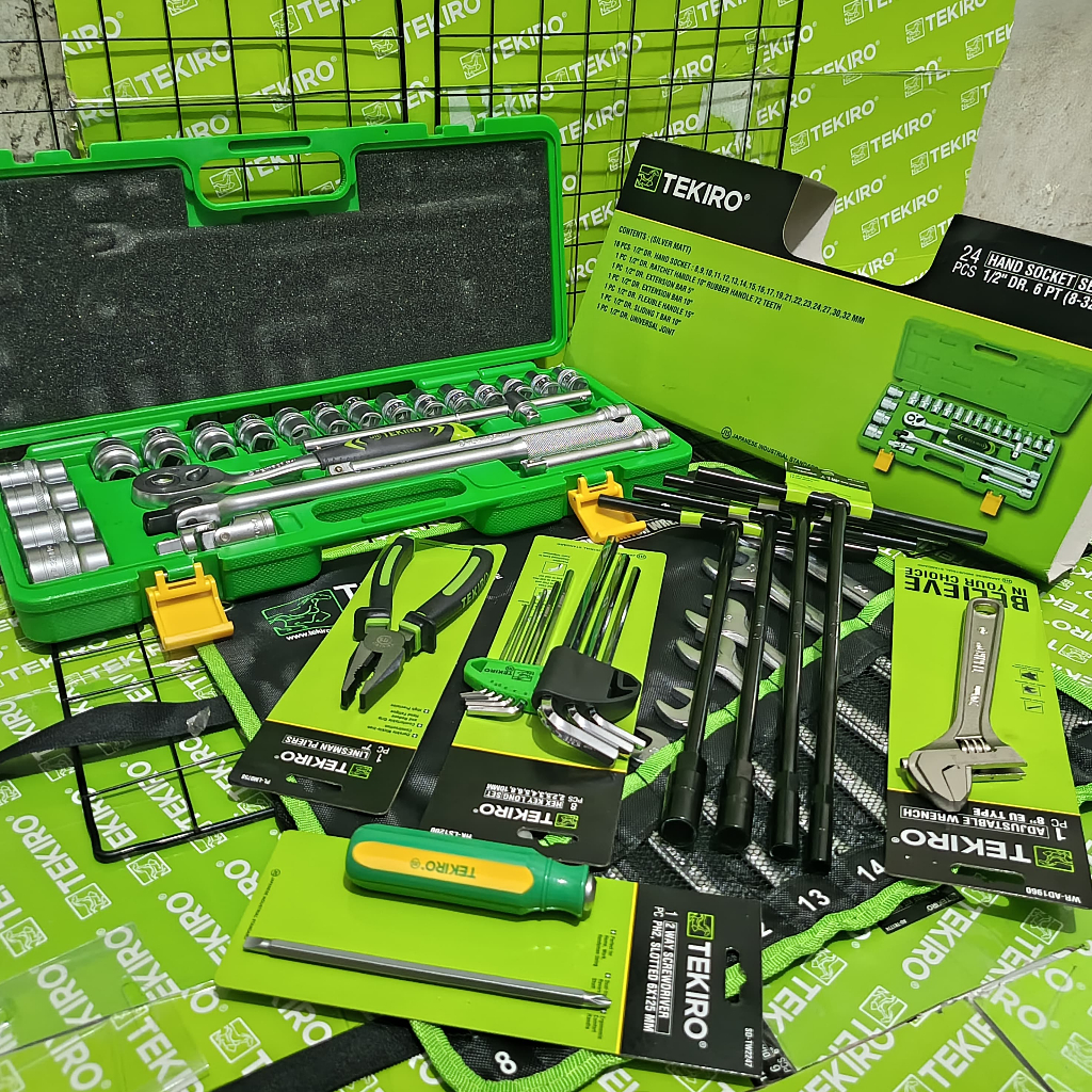 Jual TEKIRO Promo Paket Lengkap Tools Kit / Perkakas Bengkel / Alat-Alat Bangkel / Lengkap Satu ...
