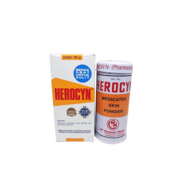 Jual Bedak Herocyn Medicated Skin Powder - 85gr &150gr - Biang keringat ...