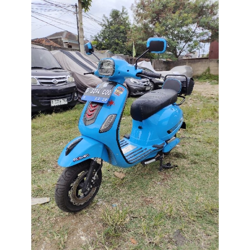 Jual Keren banget!! Motor Listrik Uwinfly T3S PRO UPGRADE Biru Muda ...