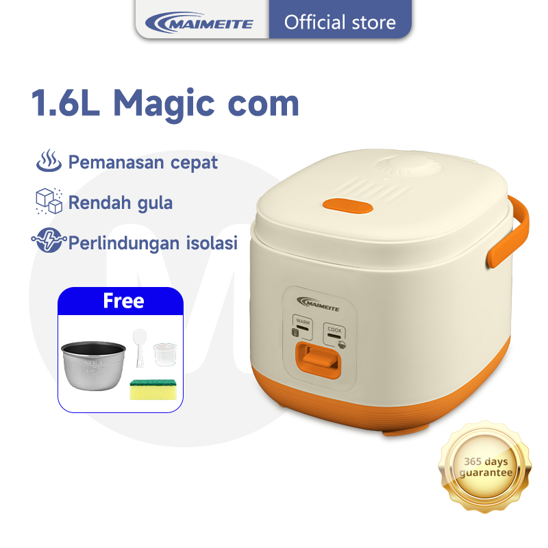 Jual MAIMEITE Magic Com Mini 1.6 Liter Rice Cooker Pot Batin non-stick ...