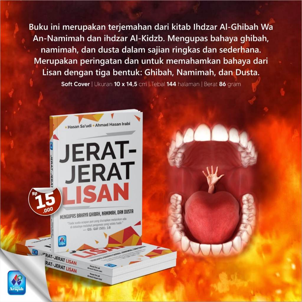 Jual Buku Saku - Jerat Jerat Lisan , Mengupas Bahaya Ghibah , Namimah ...