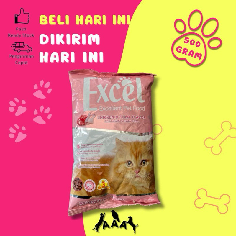 Jual Excel Mother & Kitten FRESHPACK 500gr Makanan Kucing Varian Rasa ...