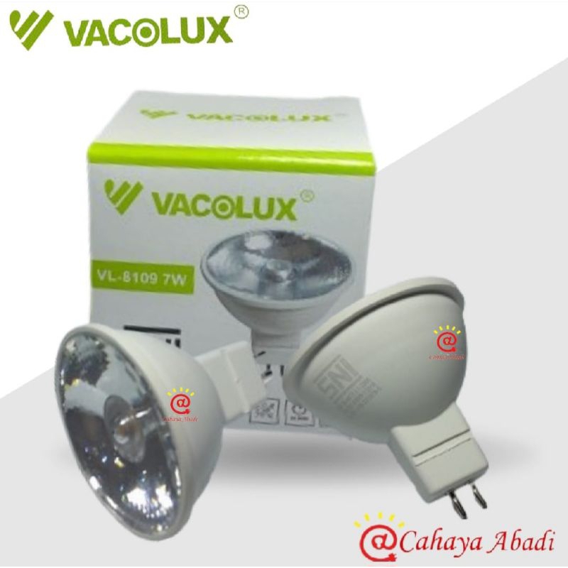 Jual VACOLUX Lampu Halogen MR16 LED Tusuk GU5.3 220V 7W 7 Watt 2700K 3000K 4000K VL-8109 15 ...