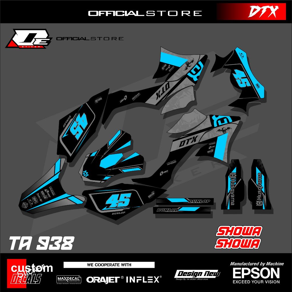Jual Sticker Decal Variasi D-tracker Dtx-Sticker List Full Body Free ...