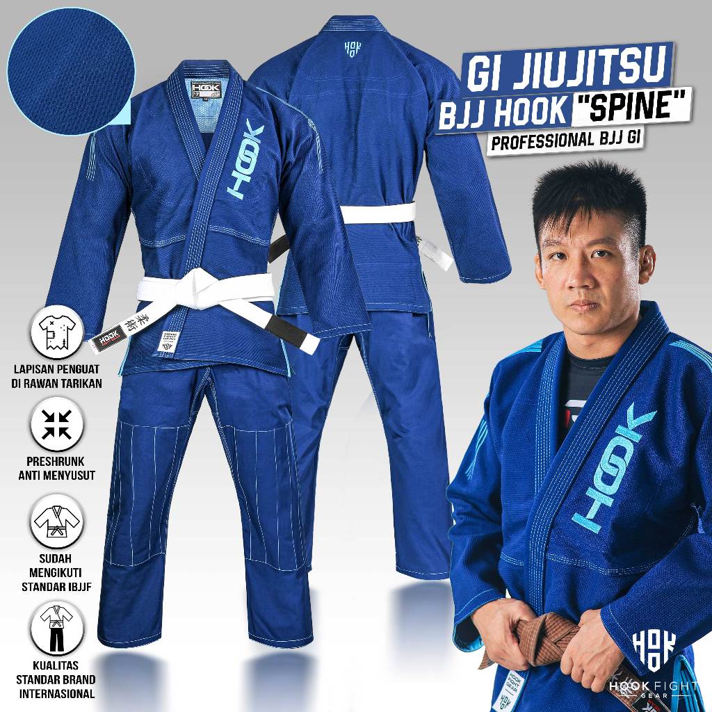 Jual Gi BJJ Jiu Jitsu Hook, BJJ Gi Hook, Jiujitsu Gi Hook, Baju BJJ ...