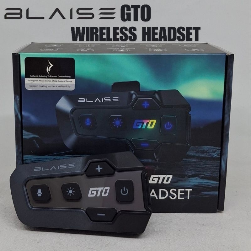 Jual BLAISE GT0 HEADSET helm Bluetooth 5.3 NO intercom wireless headset ...
