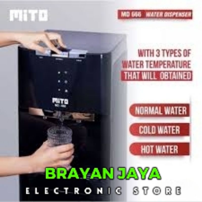 Jual DISPENSER GALON BAWAH MITO MD-666 (3 KRAN) | Shopee Indonesia