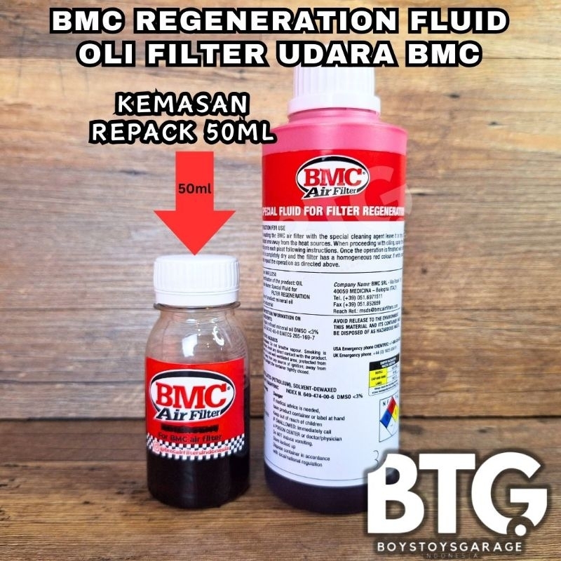 Jual Regeneration Fluid Oil BMC Air Filter Cleaner Kit Oli dan Cairan ...