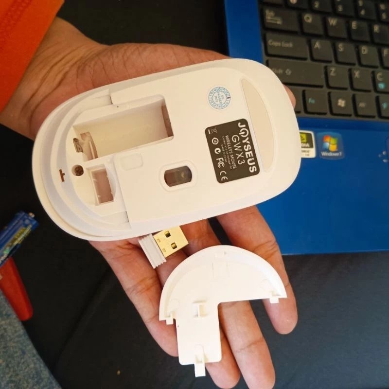 Jual Mouse Wireless ORIGINAL DPI 2,4GHz Optical Dengan Receiver USB ...