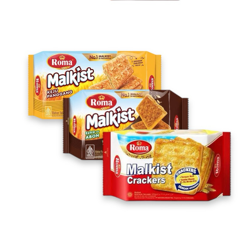 Jual ROMA MALKIST ORIGINAL SWEET CRACKERS 105GR | Shopee Indonesia