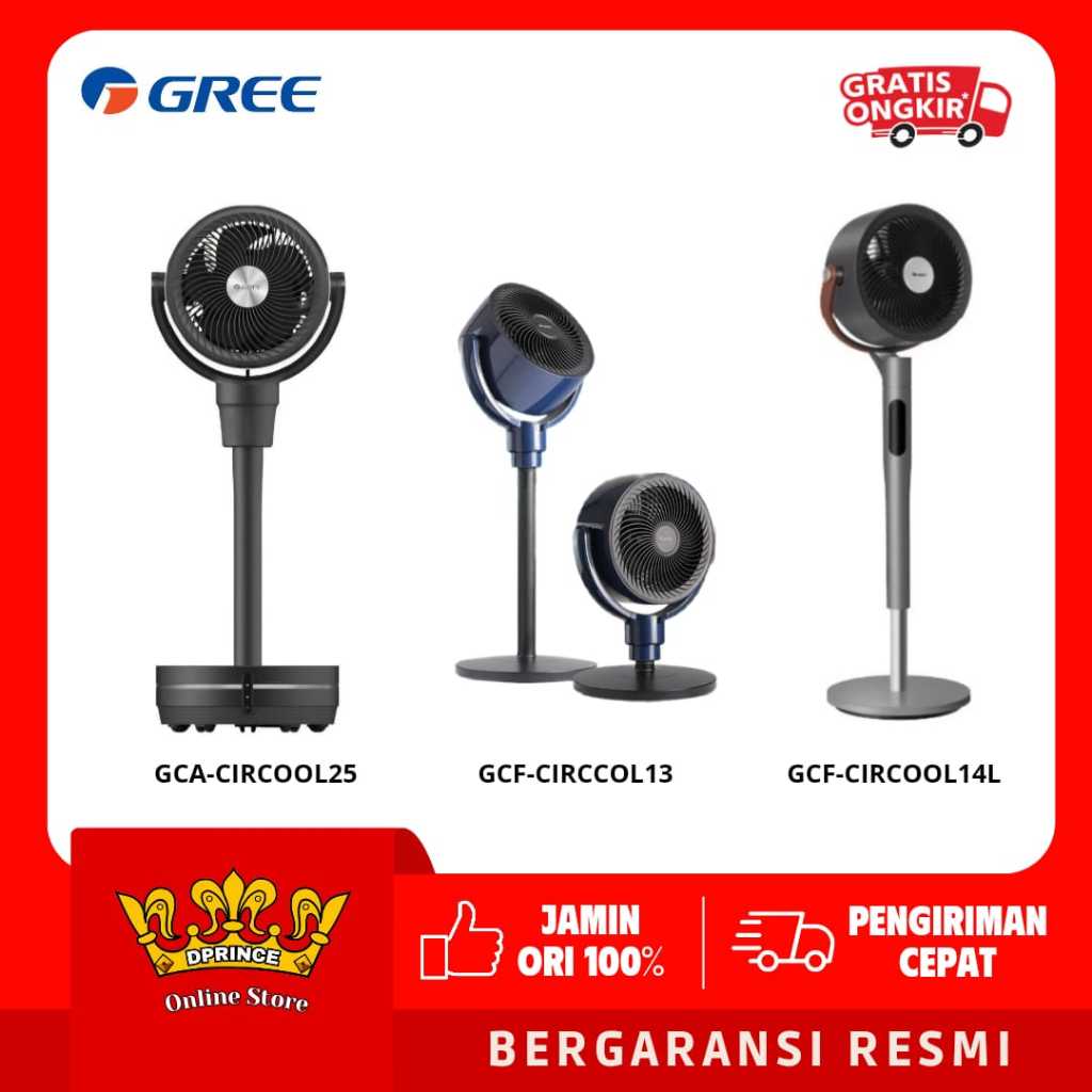 Jual GREE Air Circulation Fan Swing Otomatis Ion Plasma GCF-CIRCOOL13S ...