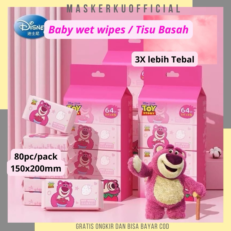 Jual Tisu Basah Motif Lucu Tissue Basah Mini Tissue Karakter 1 Bungkus ...