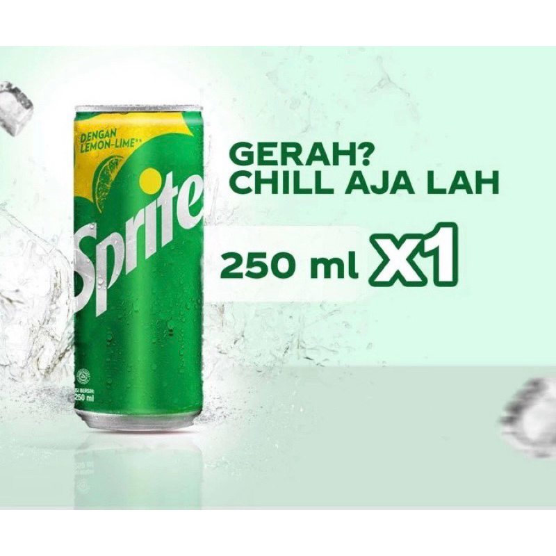 Jual Sprite Lemon Lime Minuman Soda - Kaleng 250ml Exp Date 15 Mei 2026 ...