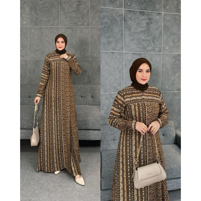 Jual Ready Gamis magnolia/gamis/gamis kekinian/gamis simple/gamis viral ...