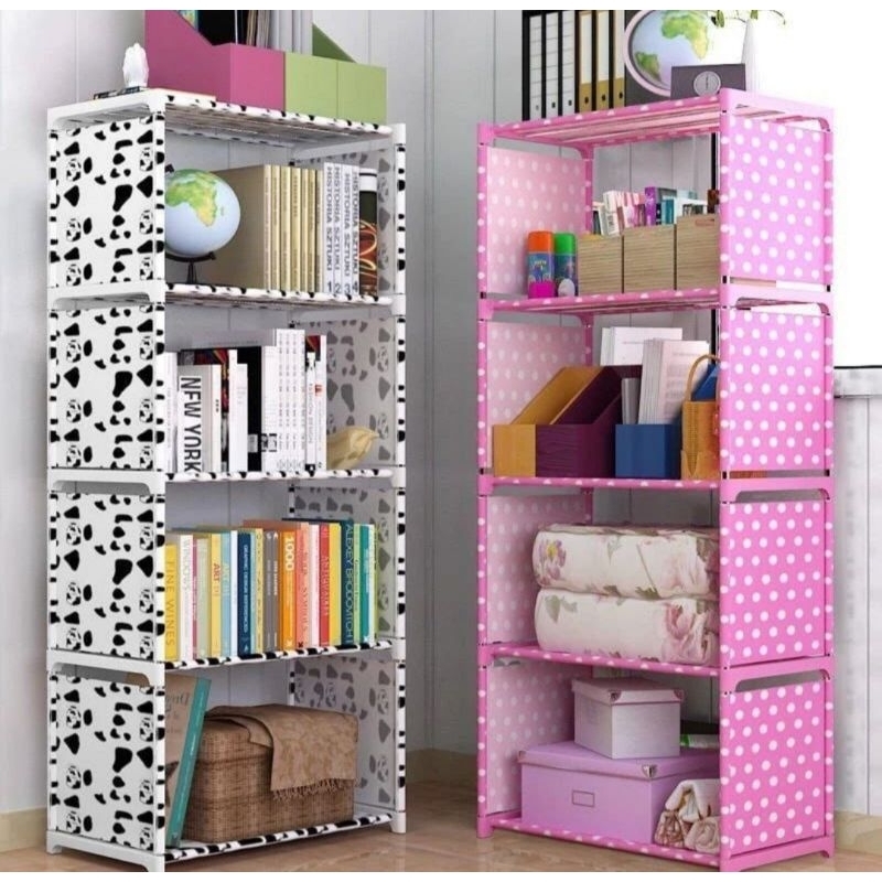 Jual (TA) RAK BUKU 4 SUSUN RAK BUKU MINIMALIS | Shopee Indonesia