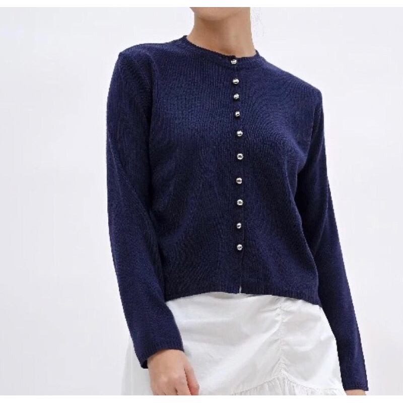 Jual Zipi cardigan/Basic cardigan /baju rajut premium /baju rajut tebal ...