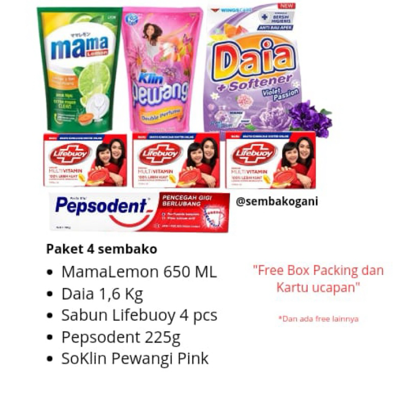 Jual PARCEL SEMBAKO MURAH / HAMPERS SEMBAKO / PAKET SEMBAKO | Shopee ...