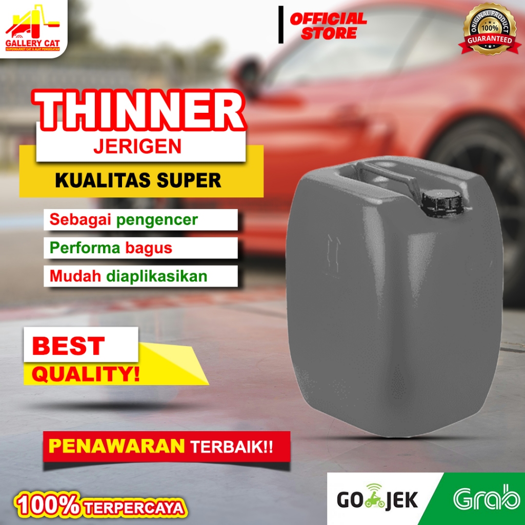 Jual Thinner jirigen jurigen repack kemasan 20 liter | Shopee Indonesia