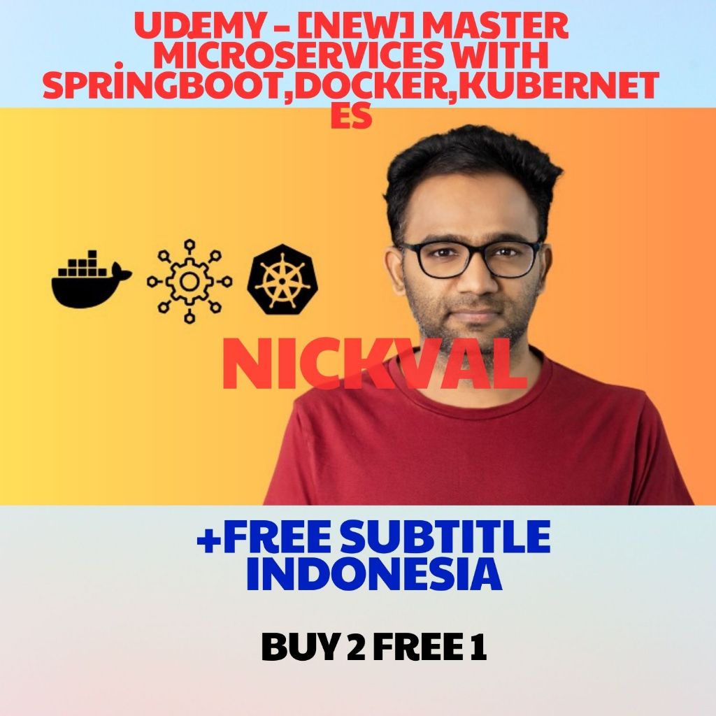 Jual Udemy – [NEW] Master Microservices with SpringBoot,Docker ...