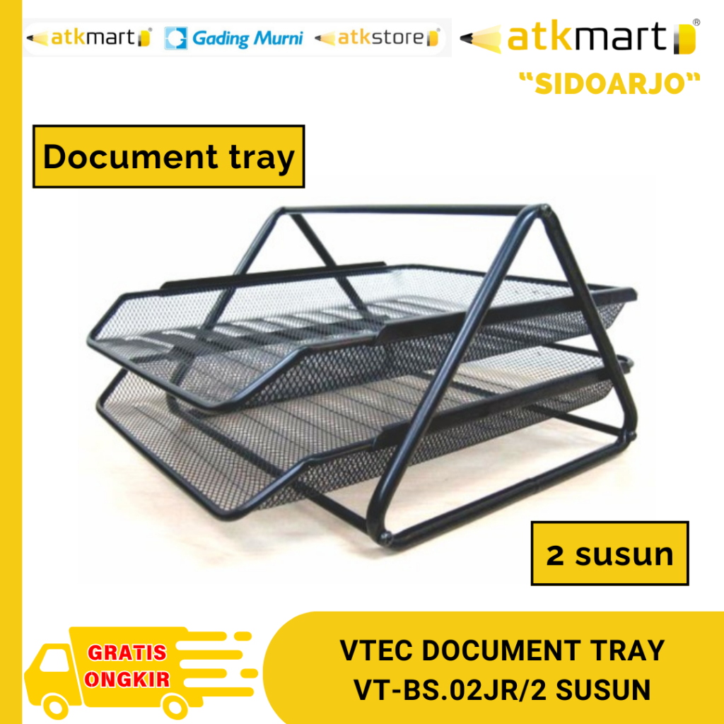 Jual V-TEC BAK SURAT DOCUMENT TRAY VT-BS.02JR - 2 SUSUN | Shopee Indonesia