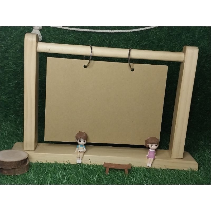 Jual stand menu kalender ,gantungan menu kayu jati belanda A5 | Shopee ...
