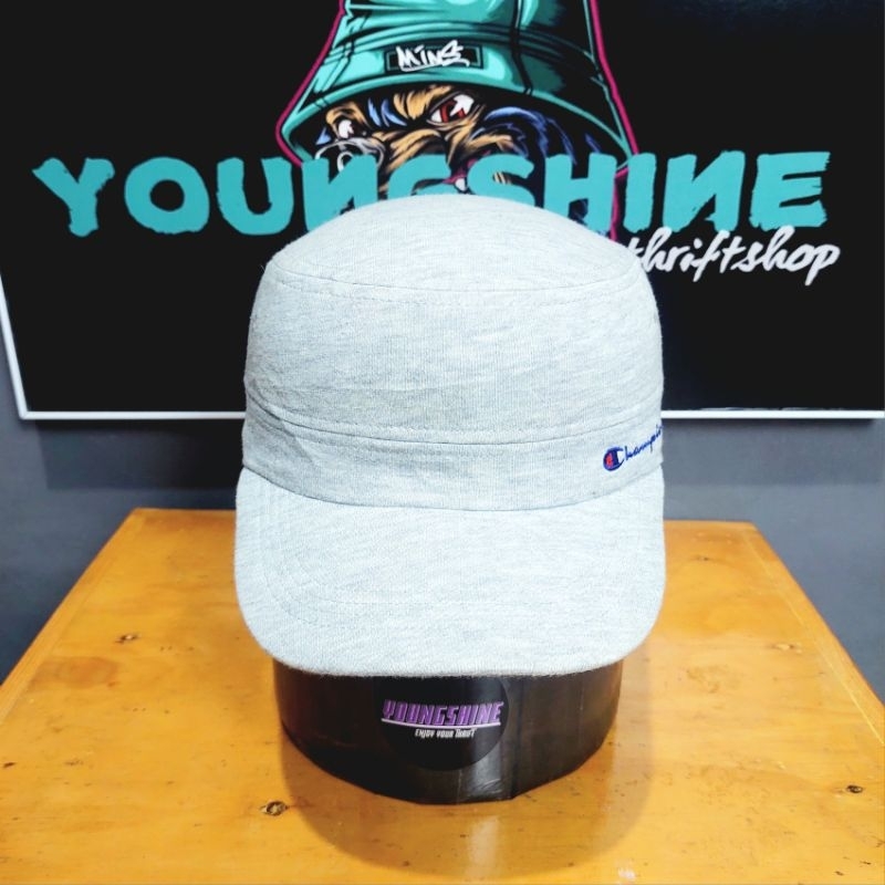 Jual Topi Comando Champion logo grey original | Shopee Indonesia
