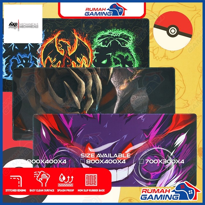 Jual RUMAH GAMING - Premium Deksmat - Deksmat XXL - Pokemon - Black ...