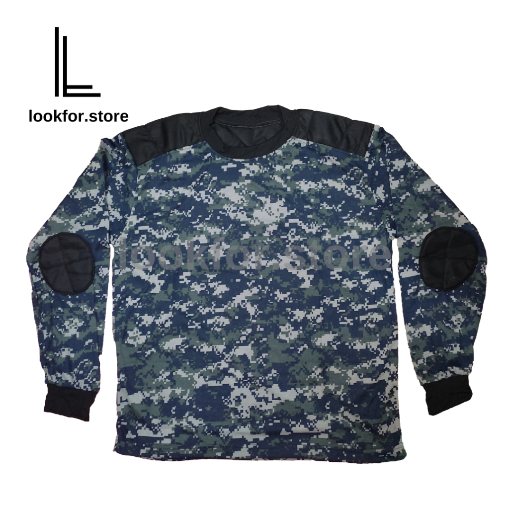 Jual KAOS LORENG NAVY SEAL DECKER LENGAN PANJANG | KAOS LORENG MILITER ...