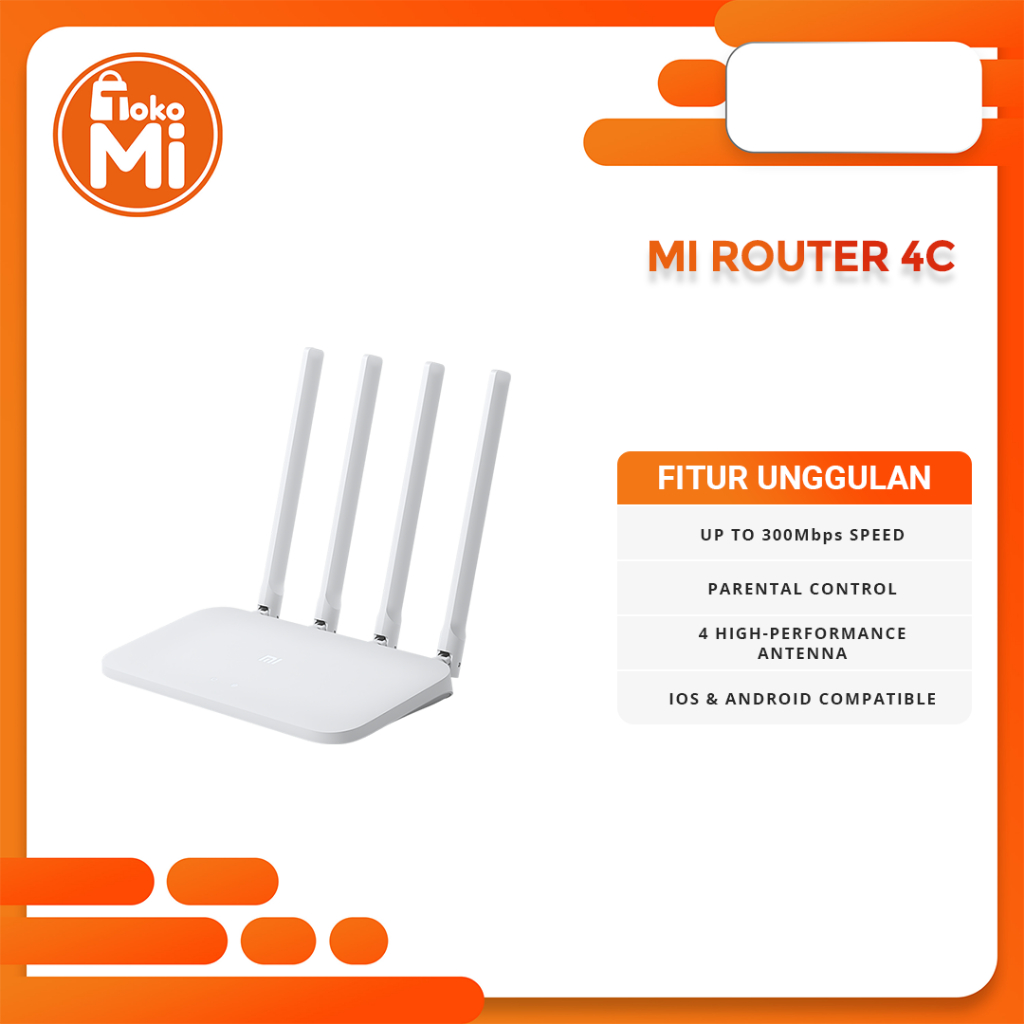 Jual Xiaomi Mi WiFi 4C 300Mbps Repeater Smart Router Wireless Extender | Shopee Indonesia