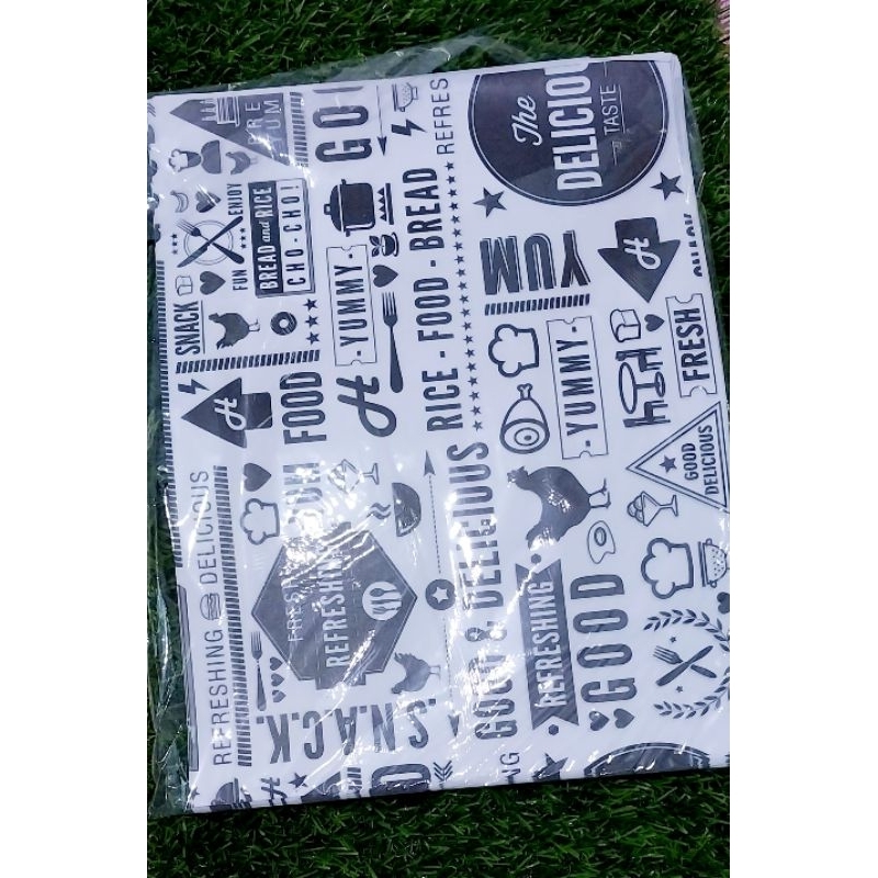 Jual KERTAS NASI KFC MOTIF |MG PAPER LAMINASI | ISI 100 LEMBAR | Shopee ...