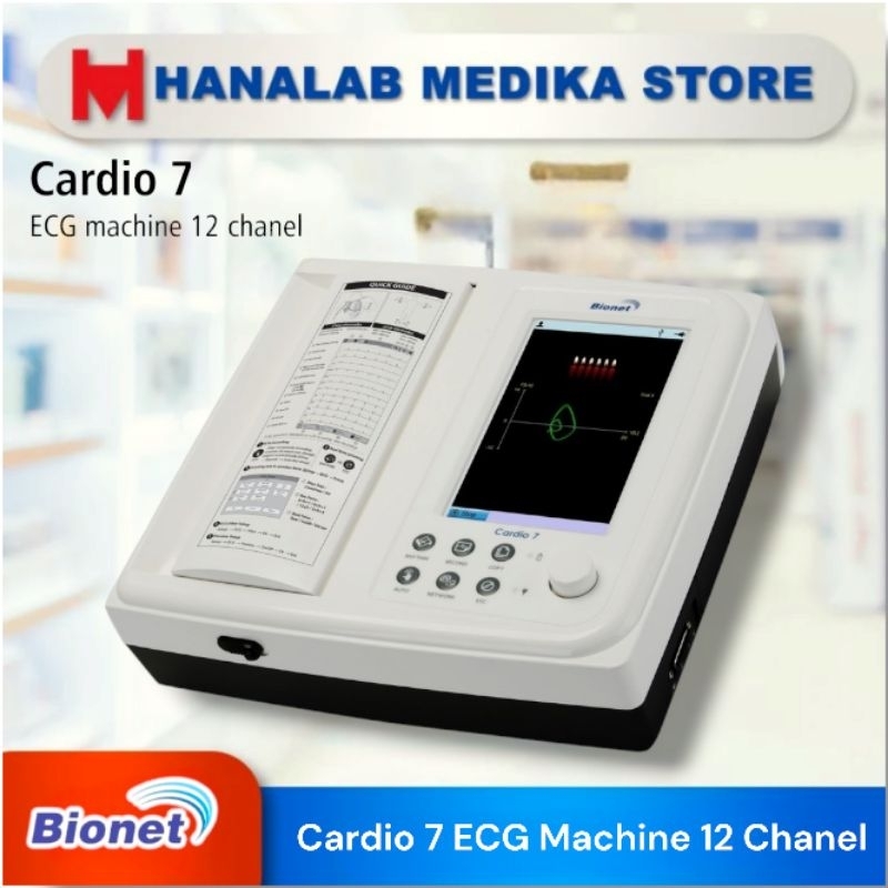 Jual BIONET CARDIO 7 ECG Machine 12 Chanel | Shopee Indonesia