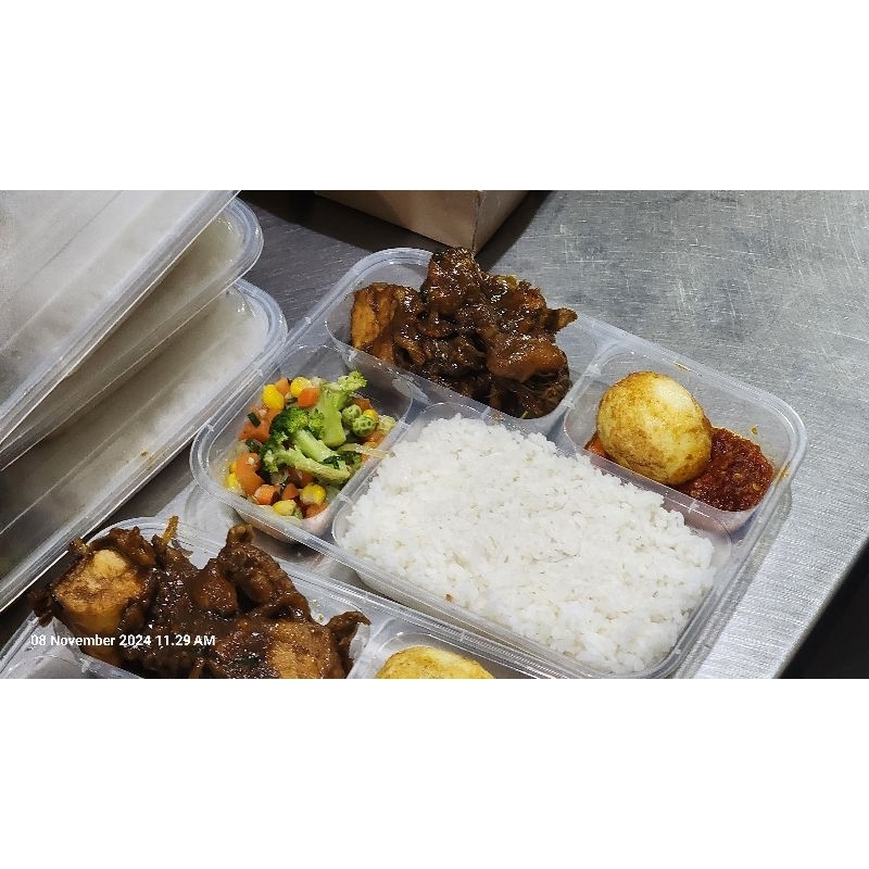Jual BOX BENTO AYAM HALAL [By Nasi Bakar Mbakarin] | Shopee Indonesia