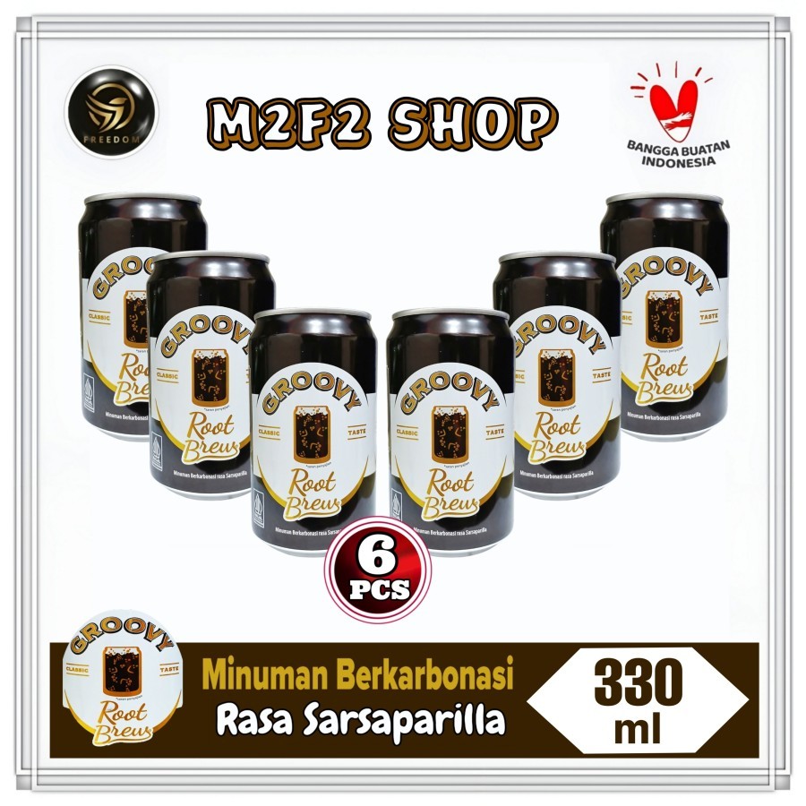 Jual Root Brew Groovy Soda Drink Classic Taste Original Can | Minuman ...
