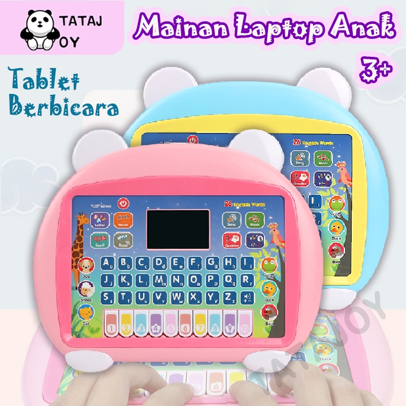 Jual Tatajoy Mainan Laptop Anak Tablet Belajar Mainan Edukasi Anak ...
