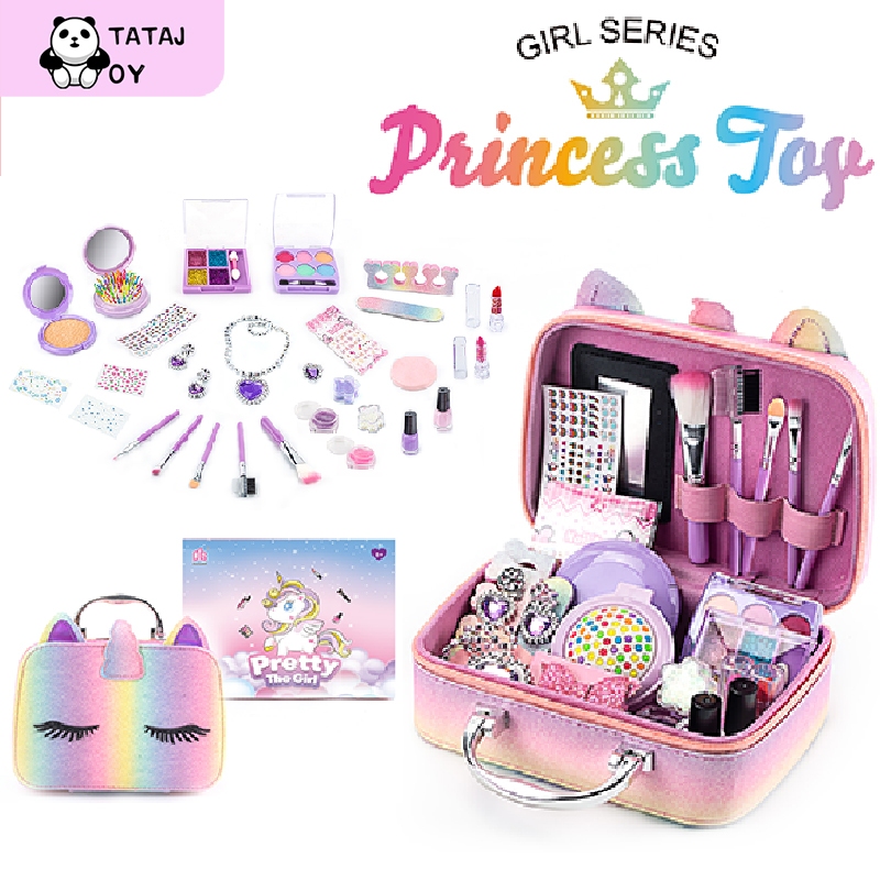 Jual Tatajoy 36Pcs Mainan Kosmetik Kecantikan Mainan Make Up Bag Anak ...