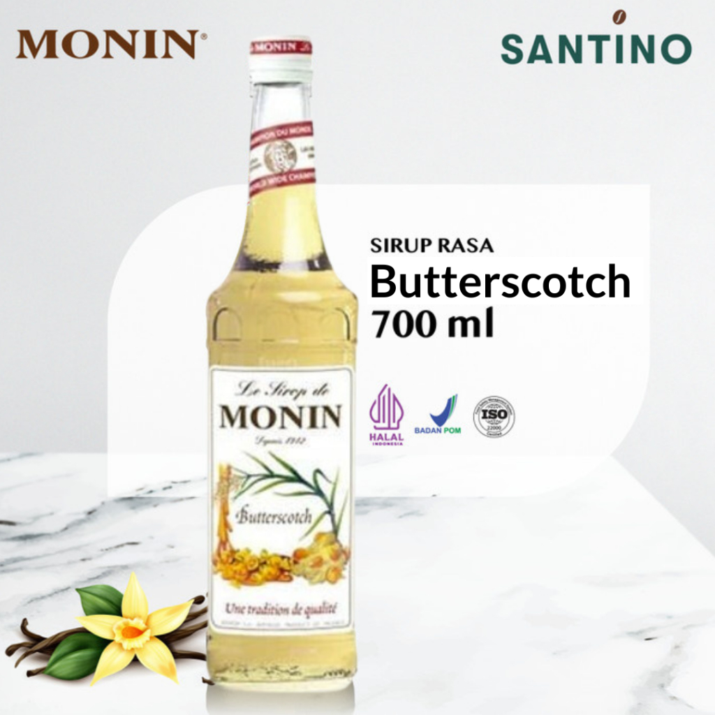 Jual Monin Syrup Butterscotch - Sirup Horeca Butterscotch 700 ml / 70 ...