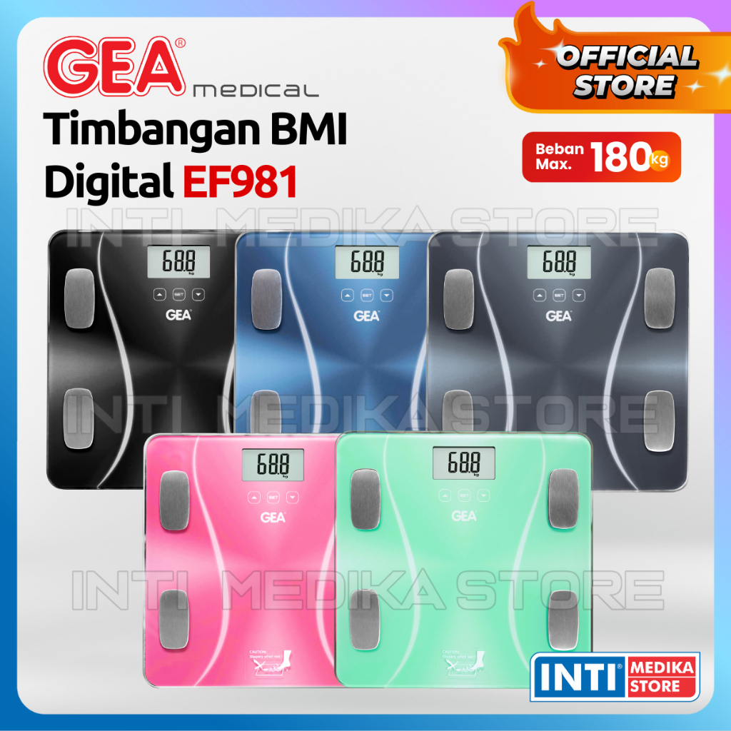 Jual GEA - Timbangan Badan Digital BMI EF 981 | Body Fat Scale ...